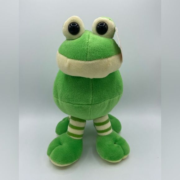 Fiesta | Toys | Fiestafrog Plush Standing Legs Stuffed Animal Green ...